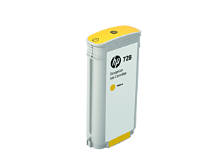 HP 728 130-ml Yellow DesignJet Ink Cartridge (F9J65A) - Shop HP.com ...