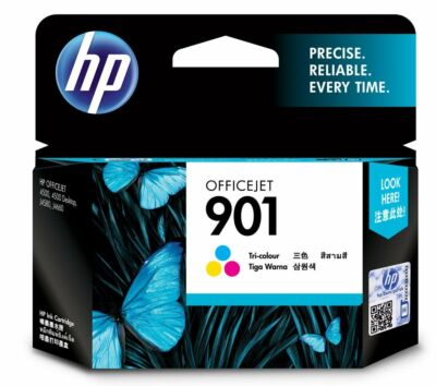 HP 901 Tri-color Original Ink Cartridge (CC656AA) - Center facing