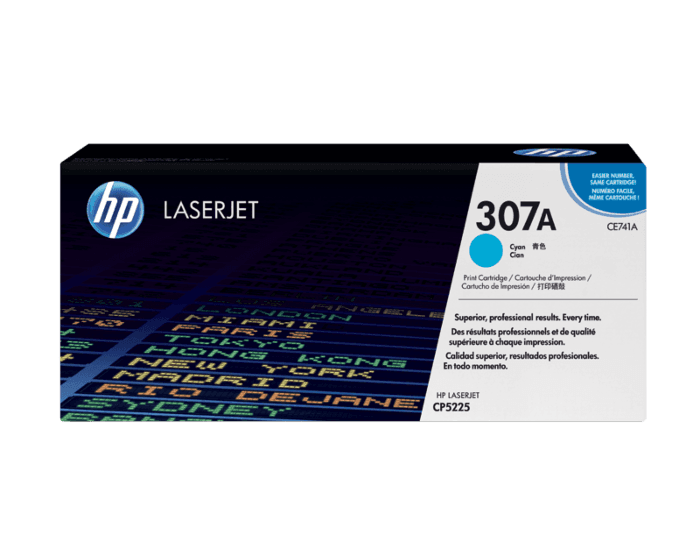 HP 307A Cyan Original LaserJet Toner Cartridge (CE741A) - Shop HP.com ...